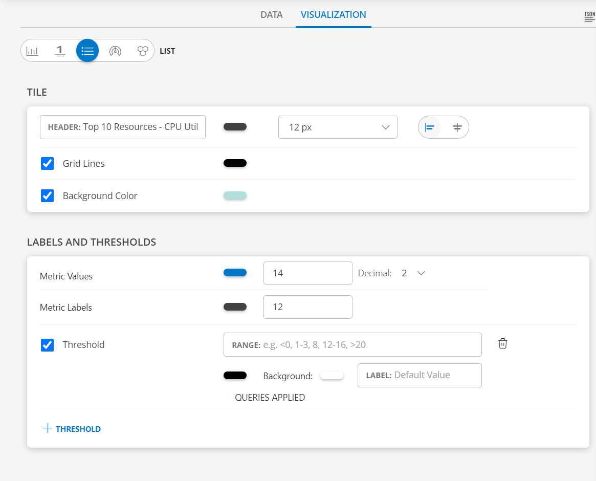 Metric Tile | OpsRamp Documentation
